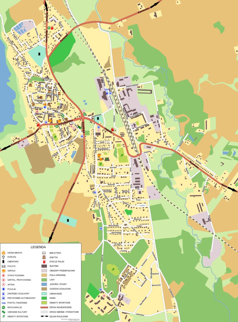 Plan miasta – Miasto i Gmina Prabuty